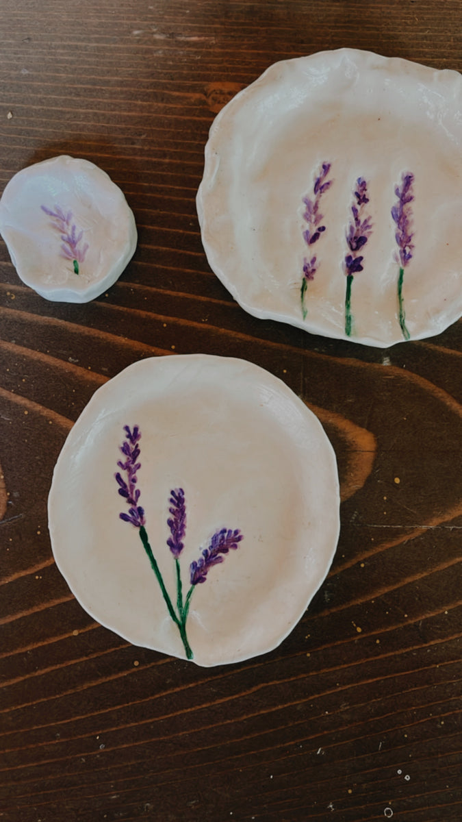 DIY Botanical-Imprinted Clay Jewelry Dishes – Cedar House Living LLC